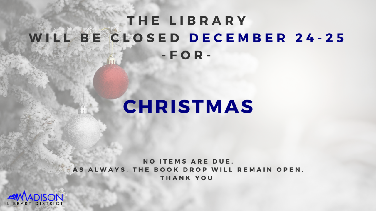 » Closed December 24-26th