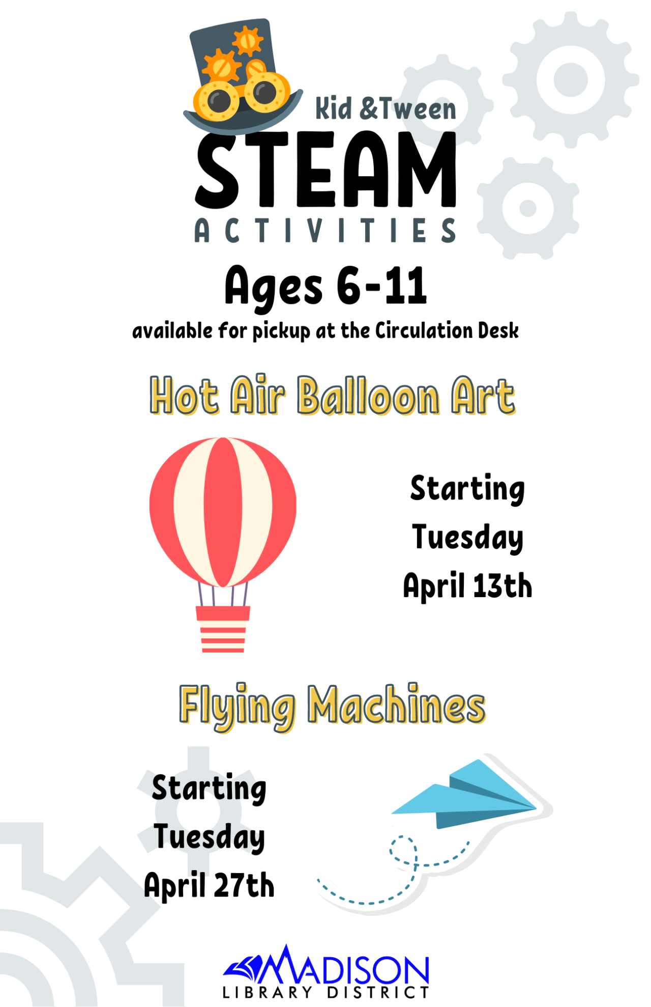 » April Kid and Tween Activities