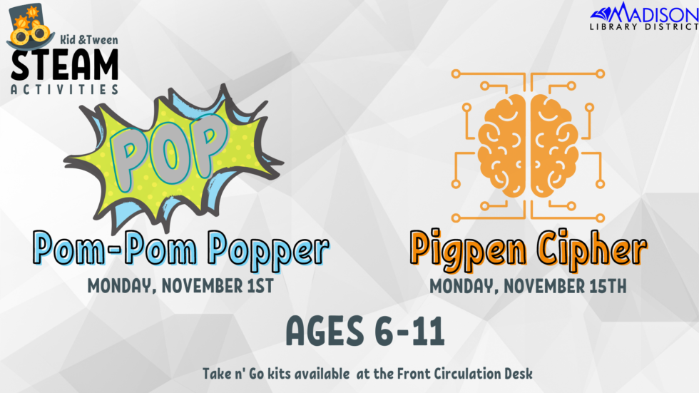 » NOVEMBER Kid + Tween Activities